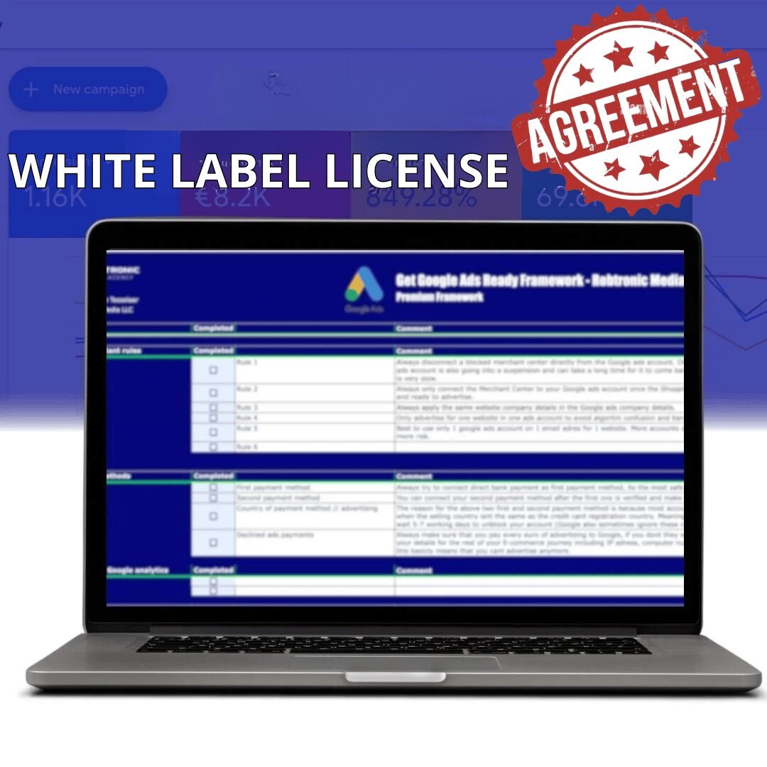 White Label - Merchant Center Misrepresentation Unblock Framework ...