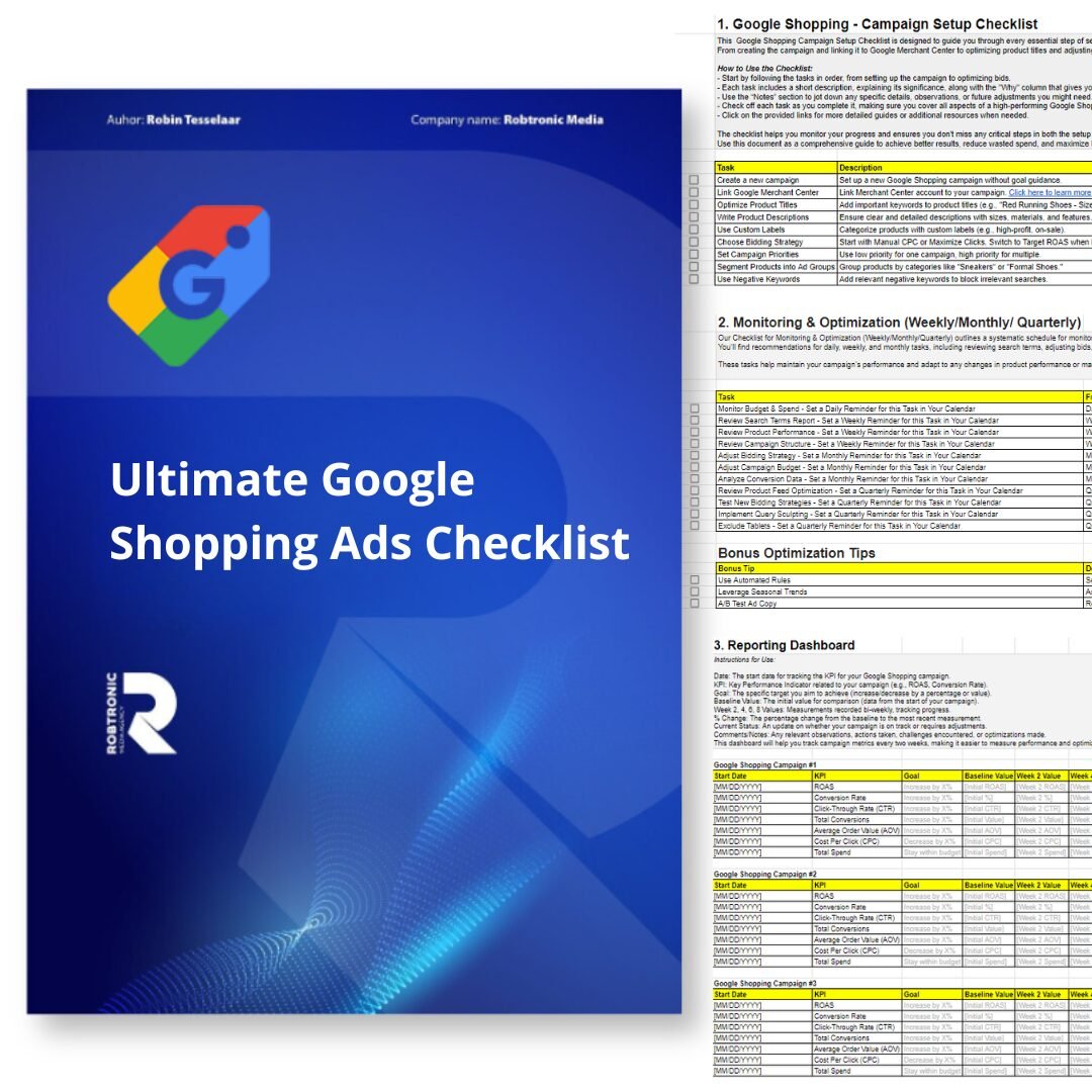 Ultimate Google Shopping Ads Checklist