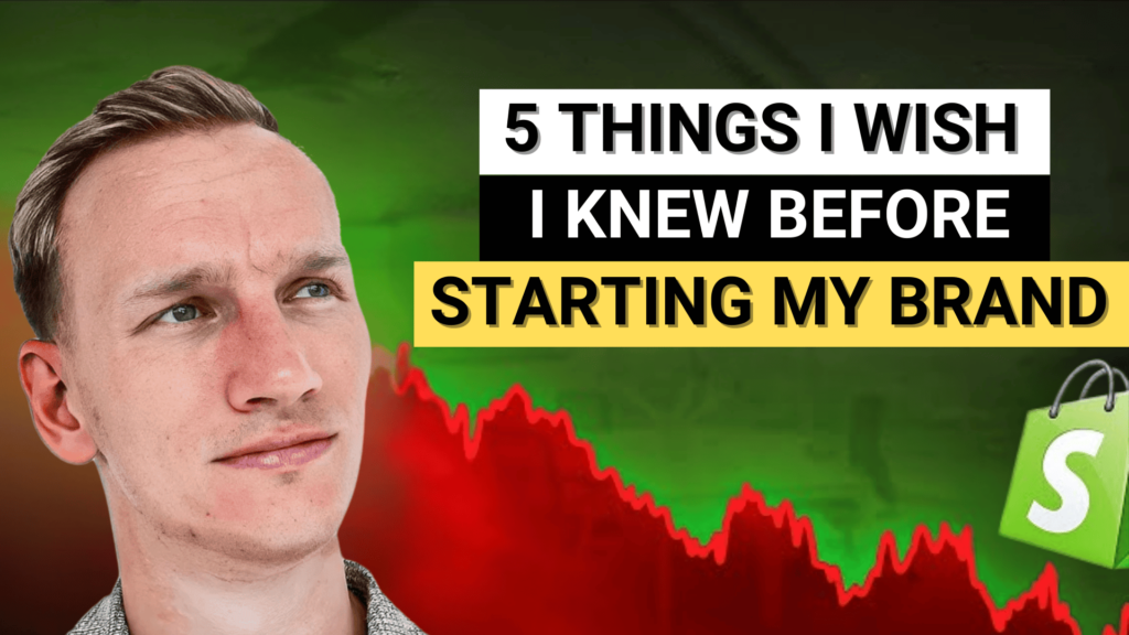 5 Things I Wish I Knew Before Starting My E-Commerce Brand