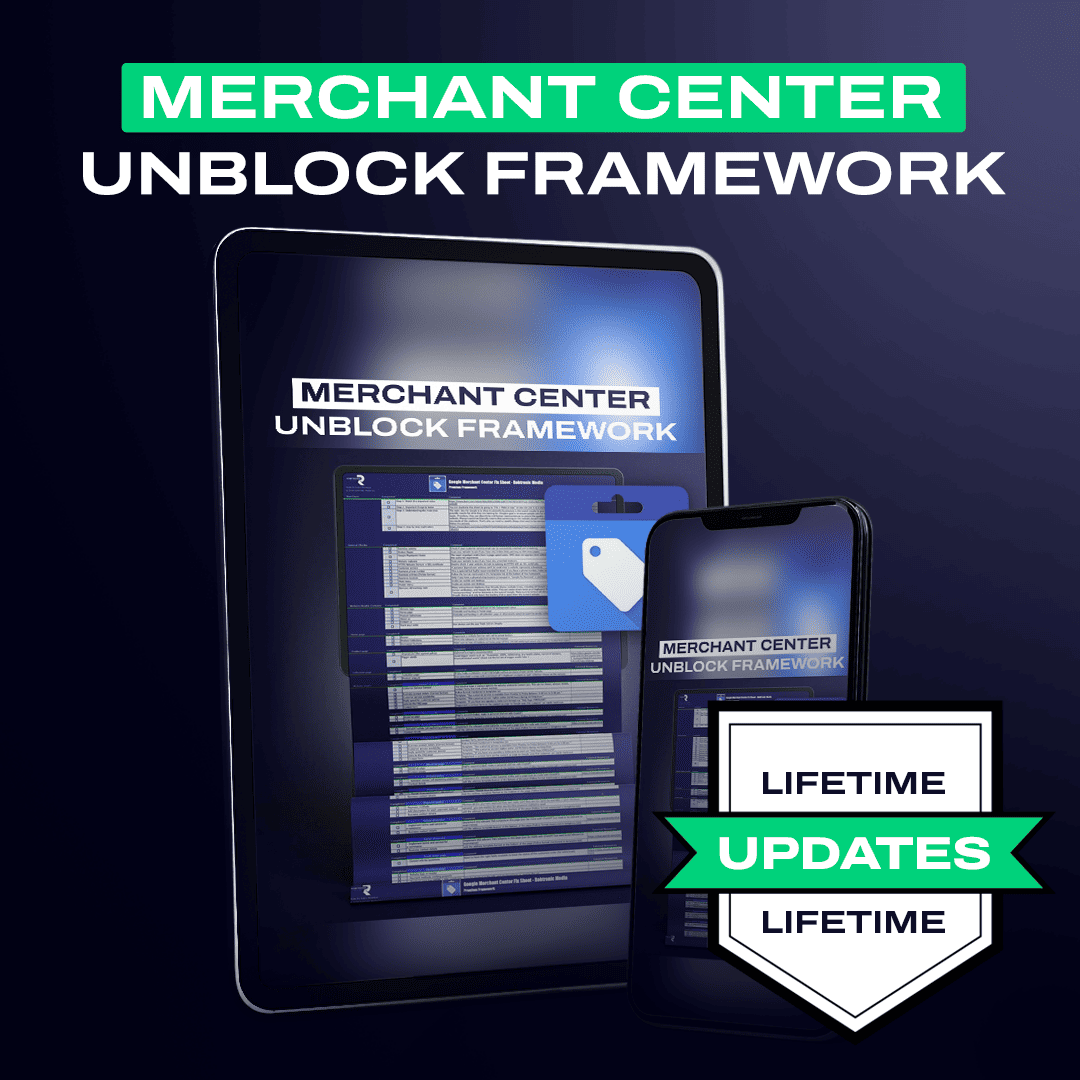 Direct Fix Merchant Center Suspension - Robtronic Media